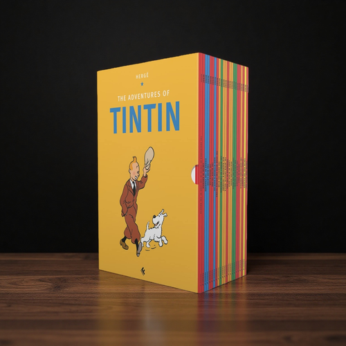 The Adventures of Tintin 23 Book Complete Collection Box Set Full ...